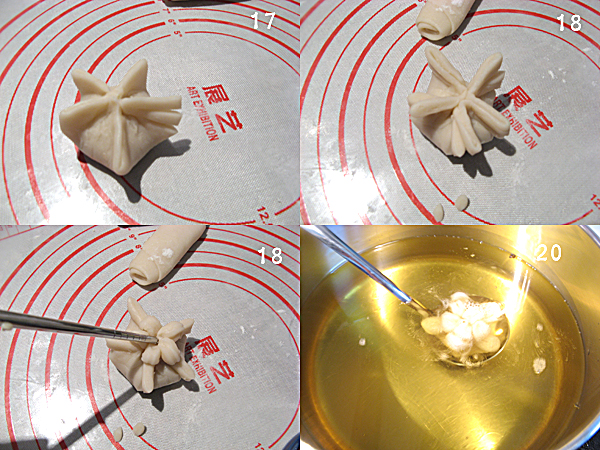 Begonia blossoms-Shrimp phyllo puffs 咸海棠酥 | MaomaoMom® Kitchen 毛毛妈厨房