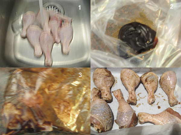 Baked five spice oyster sauce chicken drumsticks 蚝油五香烤鸡腿 | MaomaoMom ...