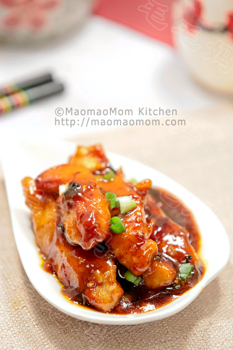 Chicken strips in sweet, sour and spicy sauce 香辣鸡条 | MaomaoMom® Kitchen ...