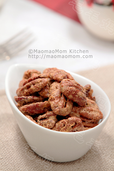 Party零食之【糖衣山核桃】Candied Pecans | MaomaoMom® Kitchen 毛毛妈厨房