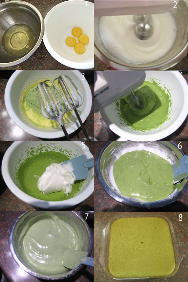 抹茶戚风蛋糕Matcha Chiffon Cake | MaomaoMom® Kitchen 毛毛妈厨房