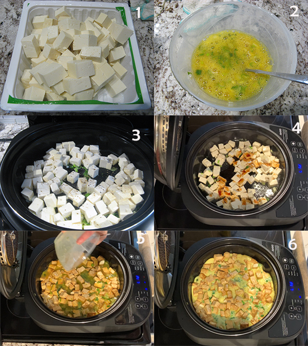 AirGo之豆腐烘蛋AirGo-airfry Tofu and eggs | MaomaoMom® Kitchen 毛毛妈厨房