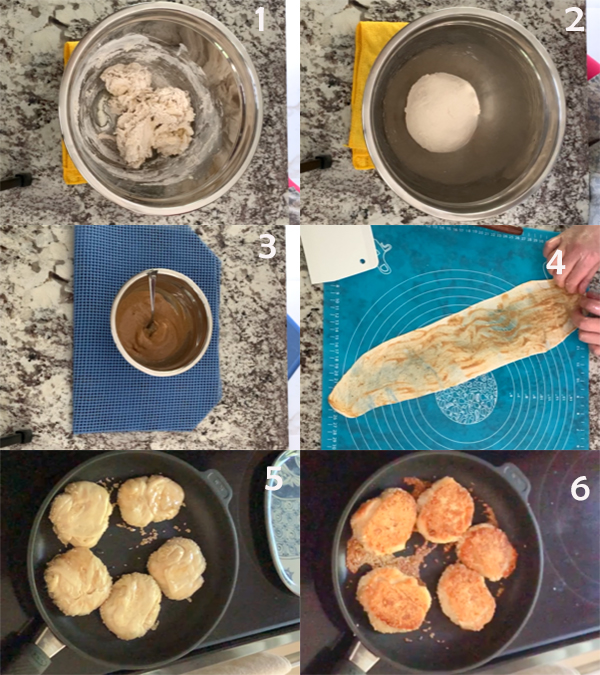 麻酱烧饼Sesame (Peanut) butter flatbread | MaomaoMom® Kitchen 毛毛妈厨房