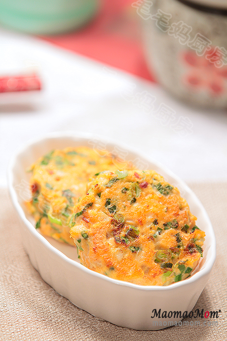 AirGo-蒜苗鱼饼 Garlic Salmon Patties | MaomaoMom® Kitchen 毛毛妈厨房