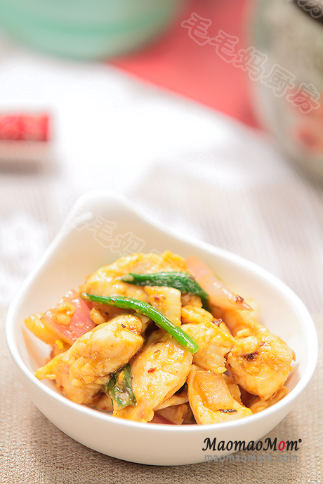 Chicken breast green onion and shallot stir fry | MaomaoMom® Kitchen 毛毛妈厨房