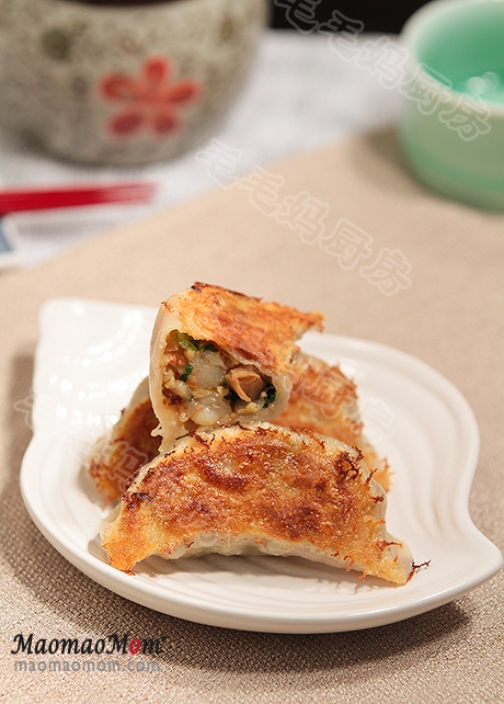 Shrimp and Youcai dumplings | MaomaoMom® Kitchen 毛毛妈厨房
